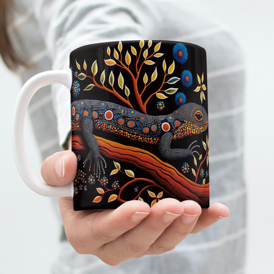 Aboriginal Dot Painting, Intricate Aboriginal Png, Abogirinal Mug ...