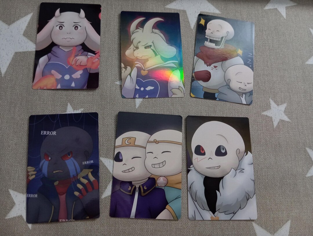 Undertale Cards and Au's - Etsy