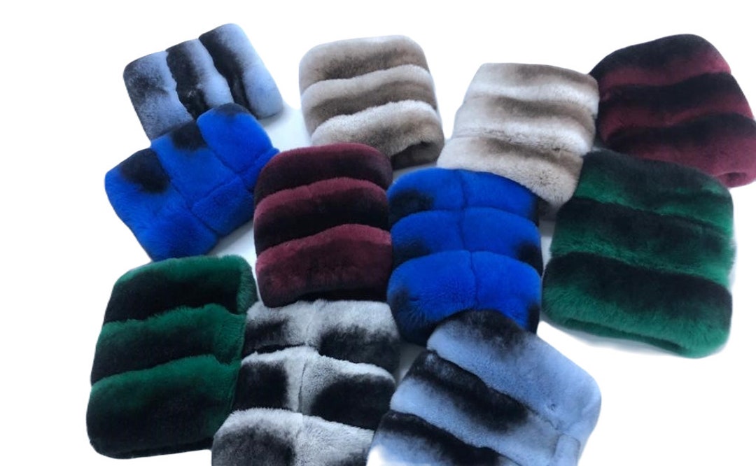 Rex Arm Cuff, Genuine Natural Fur, Luxury Gift, Assorted-color Fur ...