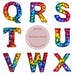 Rainbow Alphabet Clipart Bundle, Rainbow Alphabet Letters, Rainbow ...