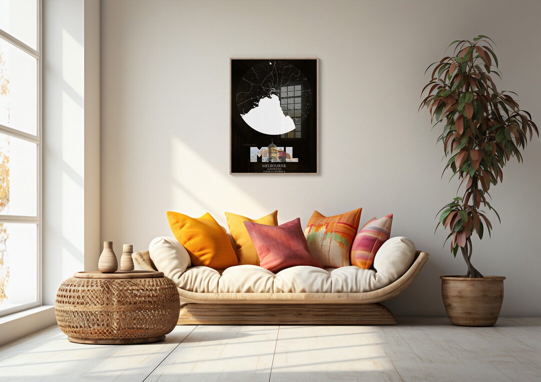 Melbourne Map Print, Melbourne City Poster, Melbourne Poster, Australia ...