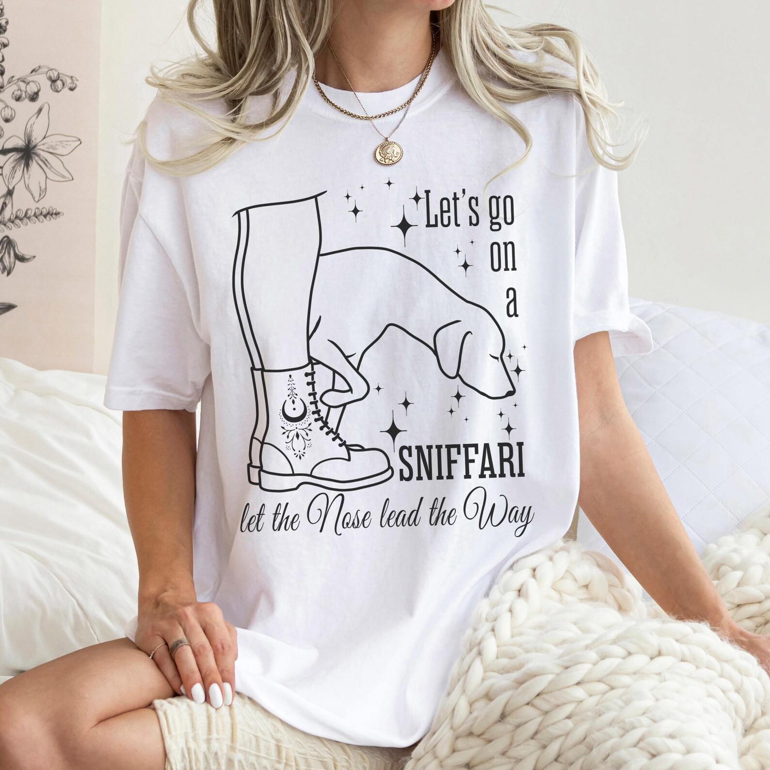 Sniffari Dog Tshirt, Nose Work Dog Training Tee, Positive Reinforcement ...