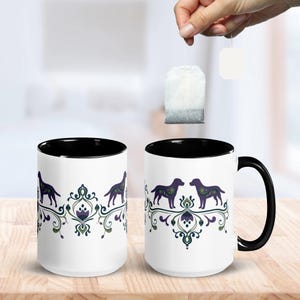 Labrador Mug Swedish Folk Art Dog Mug Best Friend Gift in Modern ...