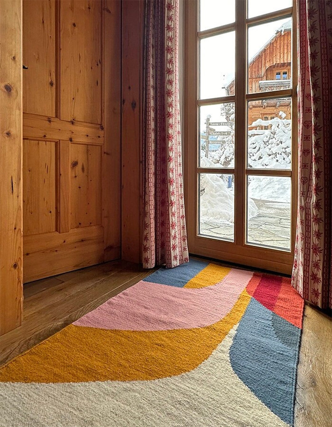 Kilim Rug cataract 80x130 Cm, Contemporary & Handmade From Sheep Wool ...