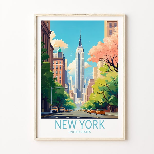 New York City Poster - Etsy
