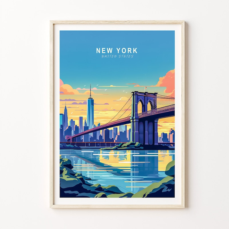 New York Poster - Etsy
