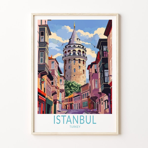 Turkey Travel Poster - Etsy