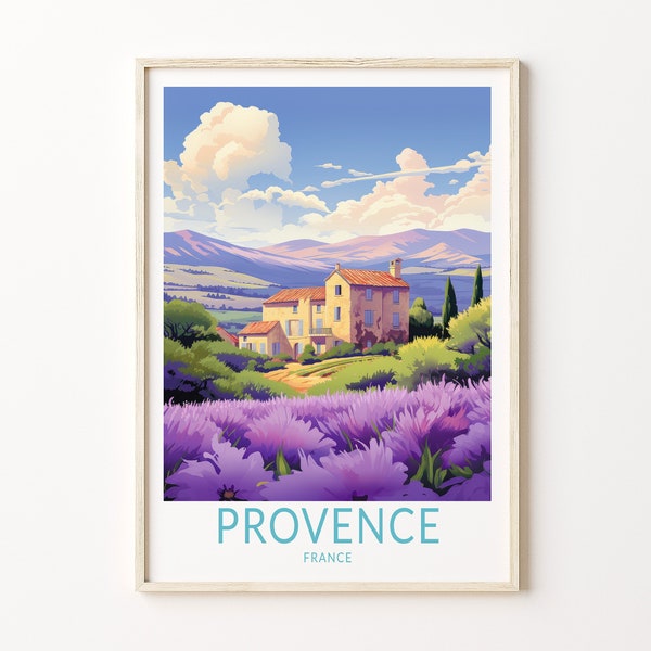 Provence Landscape - Etsy