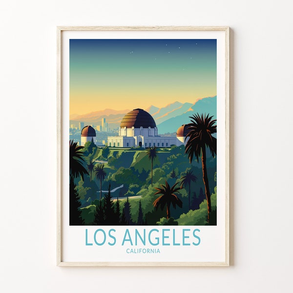 Griffith Observatory Poster - Etsy