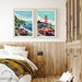 California Coastal Poster, Pacific Coast Highway, Coastal Wall Art ...