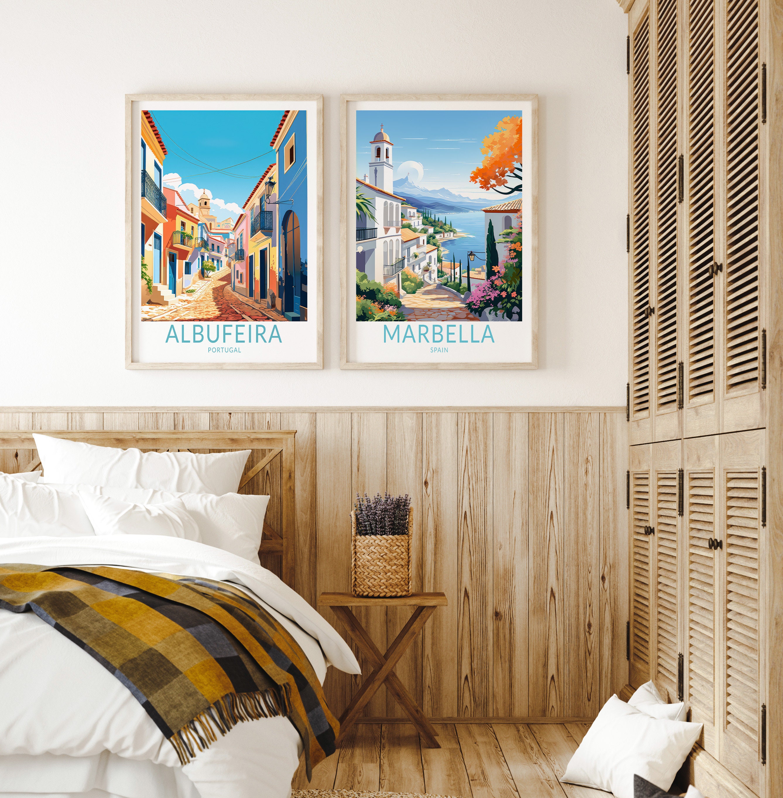 Marbella Spain Travel Poster, Marbella Spain Poster Print, Spain Wall ...
