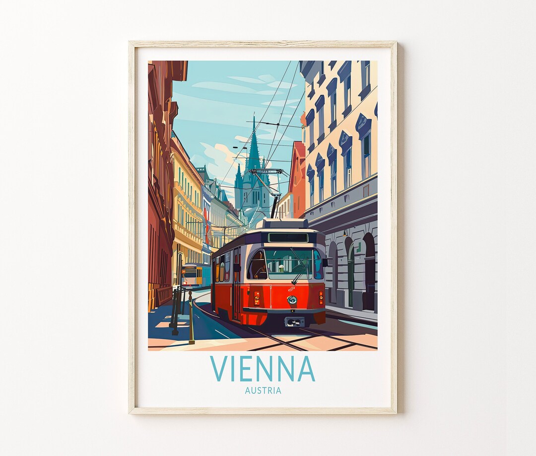 Vienna Austria Poster, Austria Vienna Wall Art, Austria City Print ...