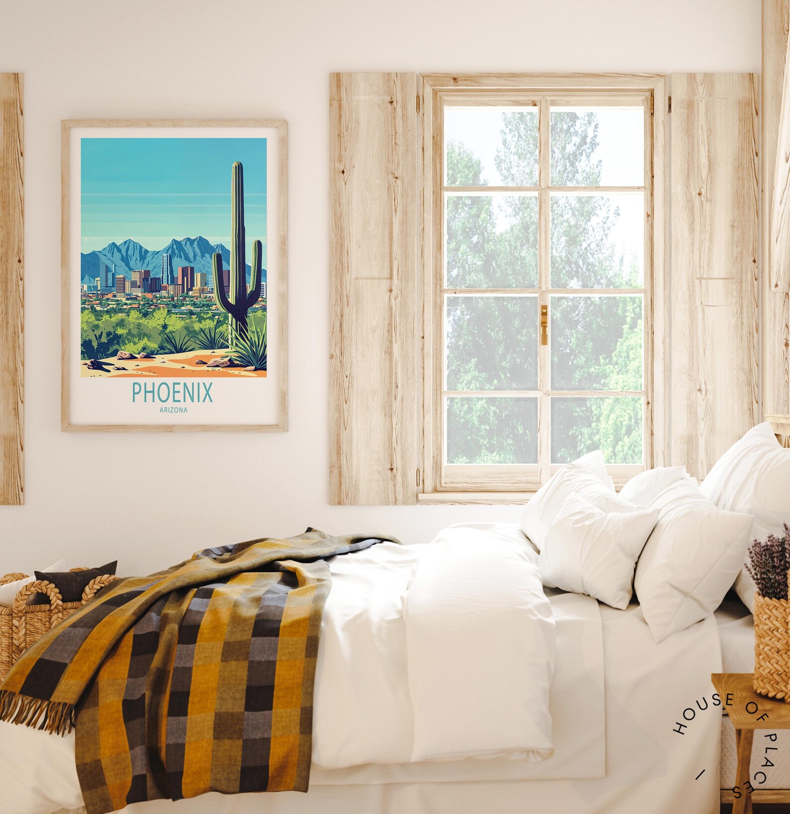 Phoenix Arizona Travel Poster, Arizona Wall Art, Phoenix Print ...
