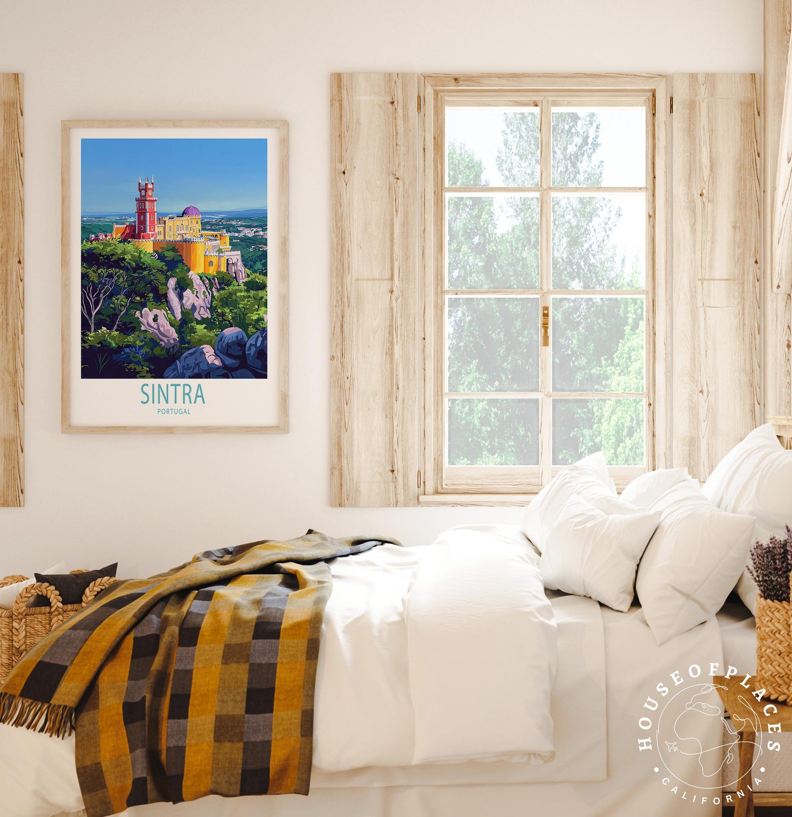 Sintra Portugal Travel Print, Portugal Travel Poster, Sintra Wall Art ...