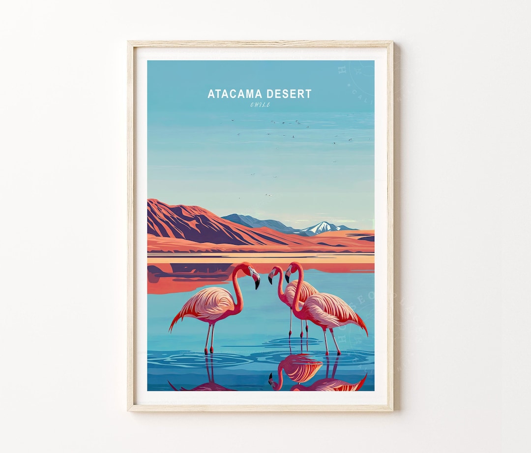 South America Atacama Desert Wall Art, Chile Desert Print, Atacama ...