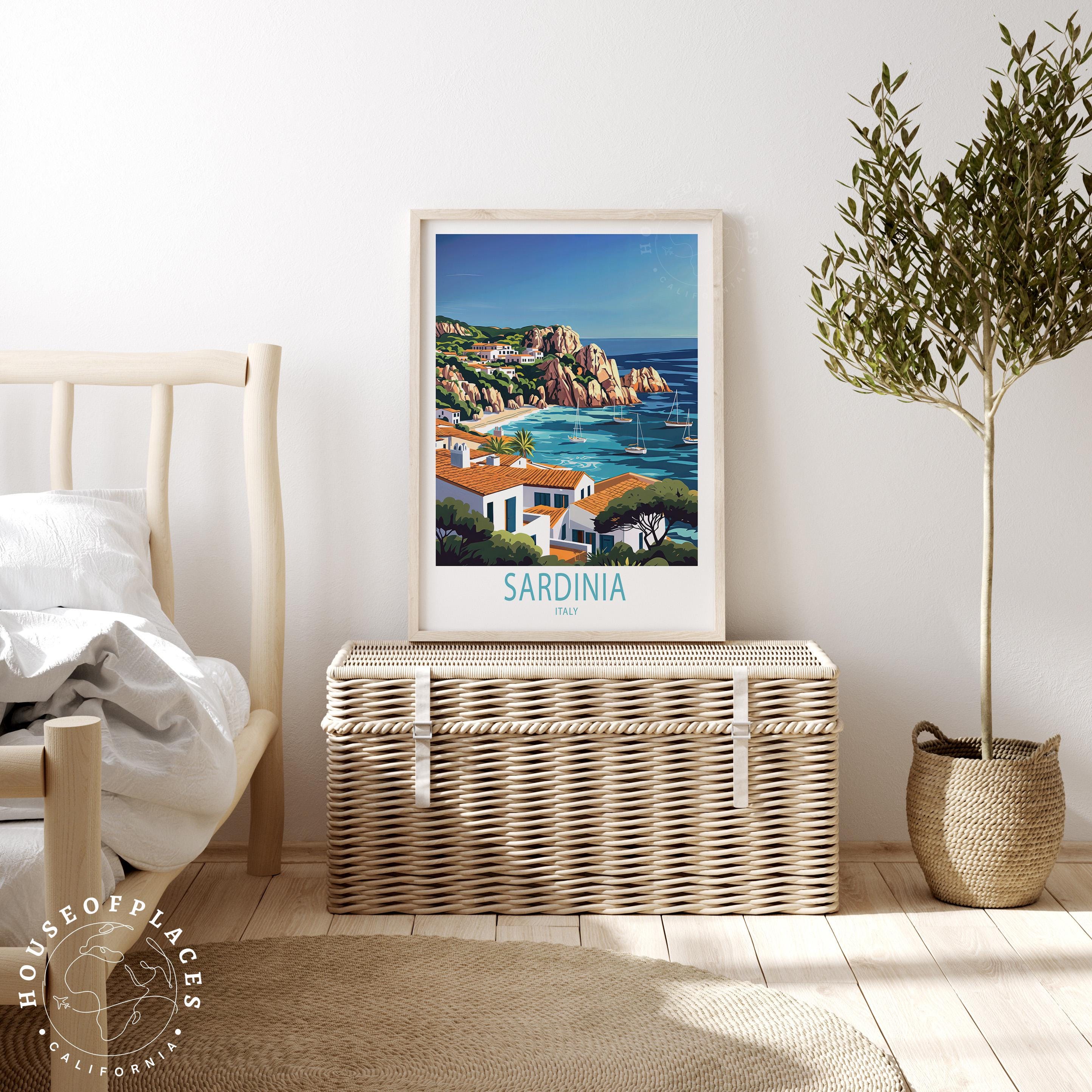 Sardinia Italy Travel Print, Italy Wall Art Print, Sardinia Travel ...