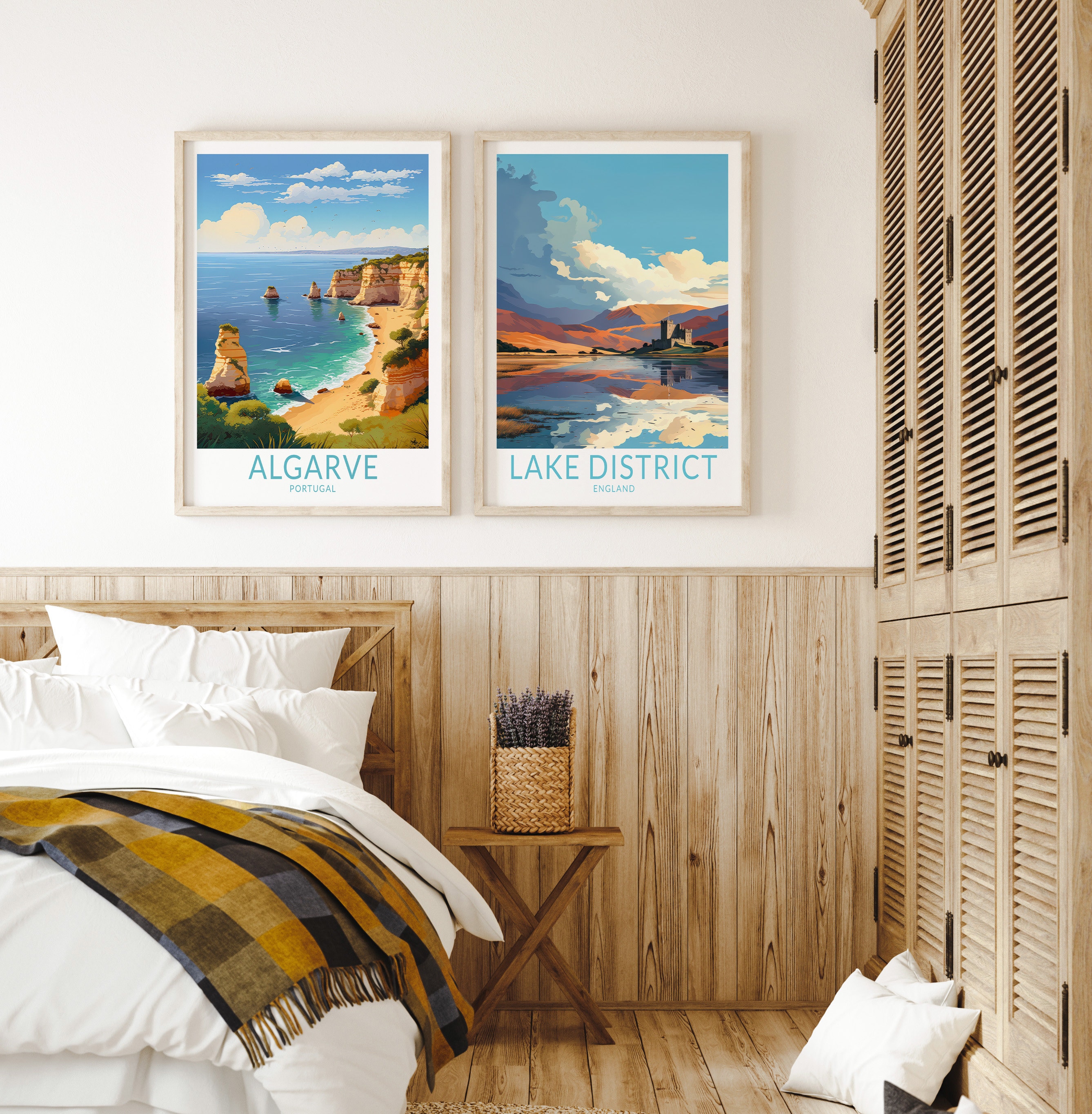 Algarve Portugal Travel Print, Algarve Coast Poster Print, Portugal ...