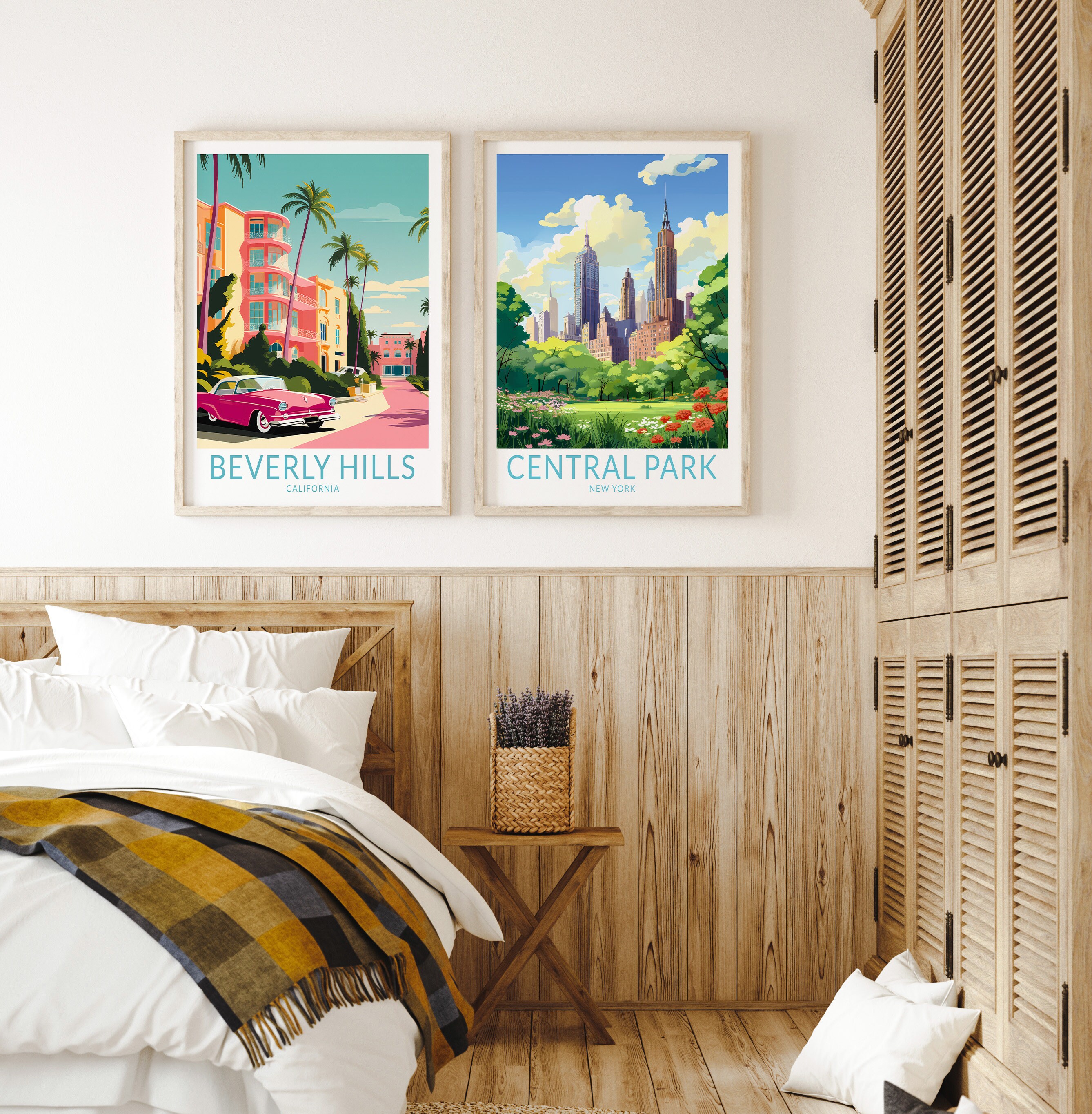New York Central Park Travel Poster, Central Park Travel Poster Print ...