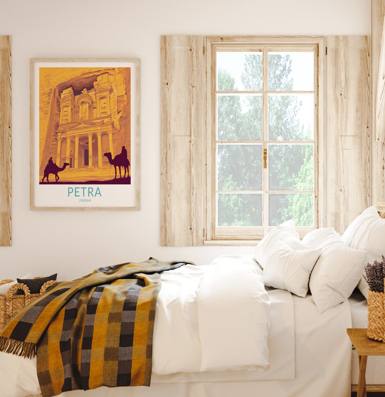 Petra Jordan Travel Print, Petra Poster Print, Petra the Treasury Wall ...