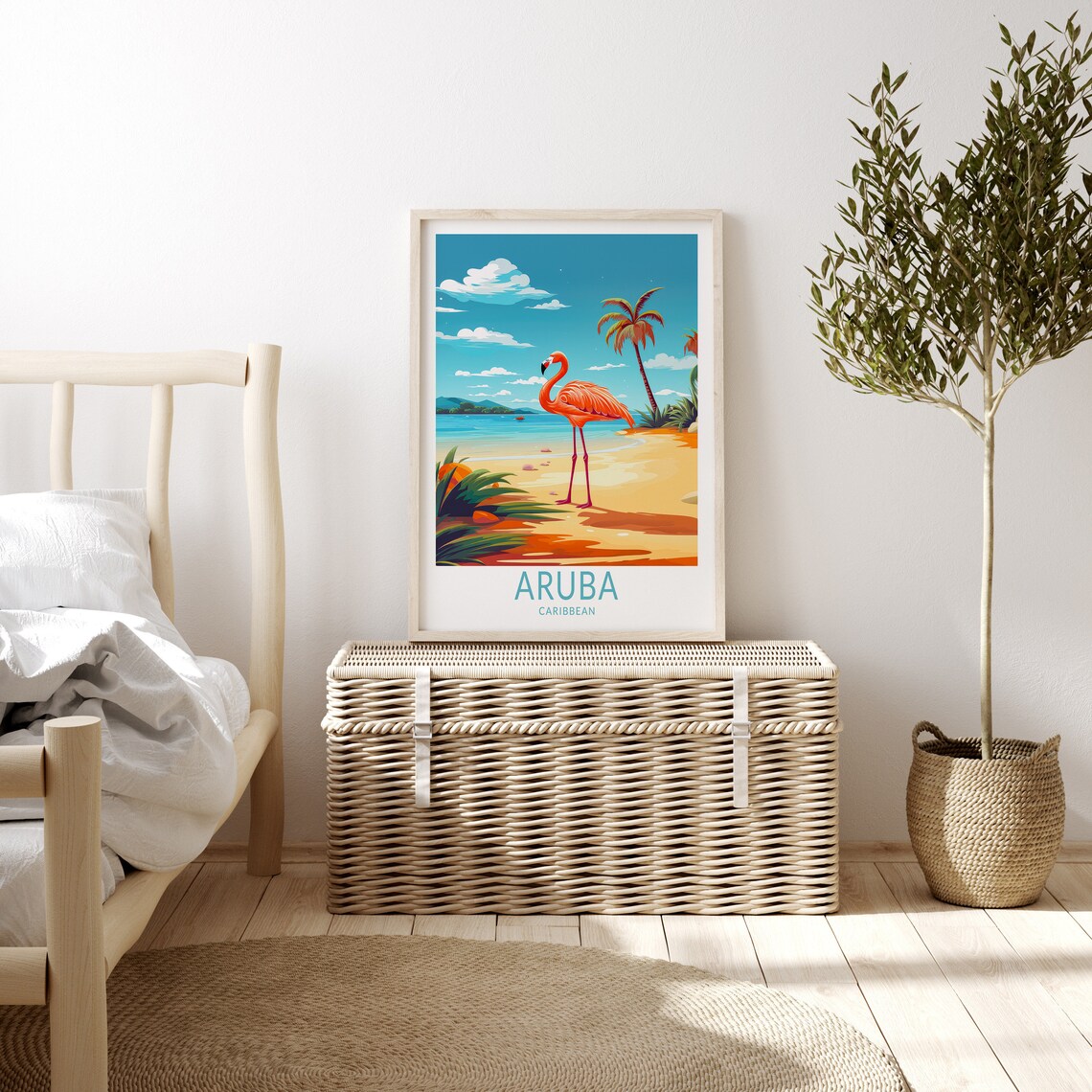 Aruba Travel Poster, Aruba Caribbean Poster Print, Aruba Caribbean ...