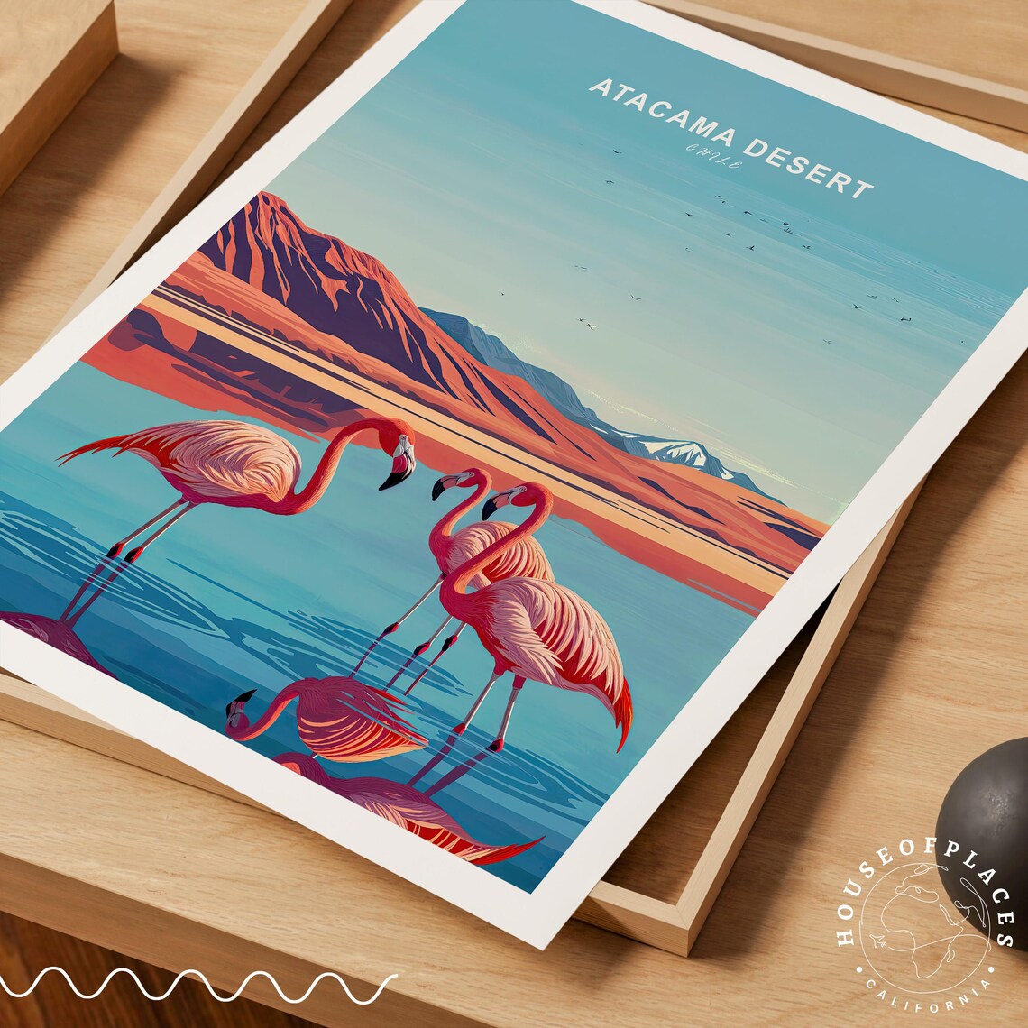 South America Atacama Desert Wall Art, Chile Desert Print, Atacama ...