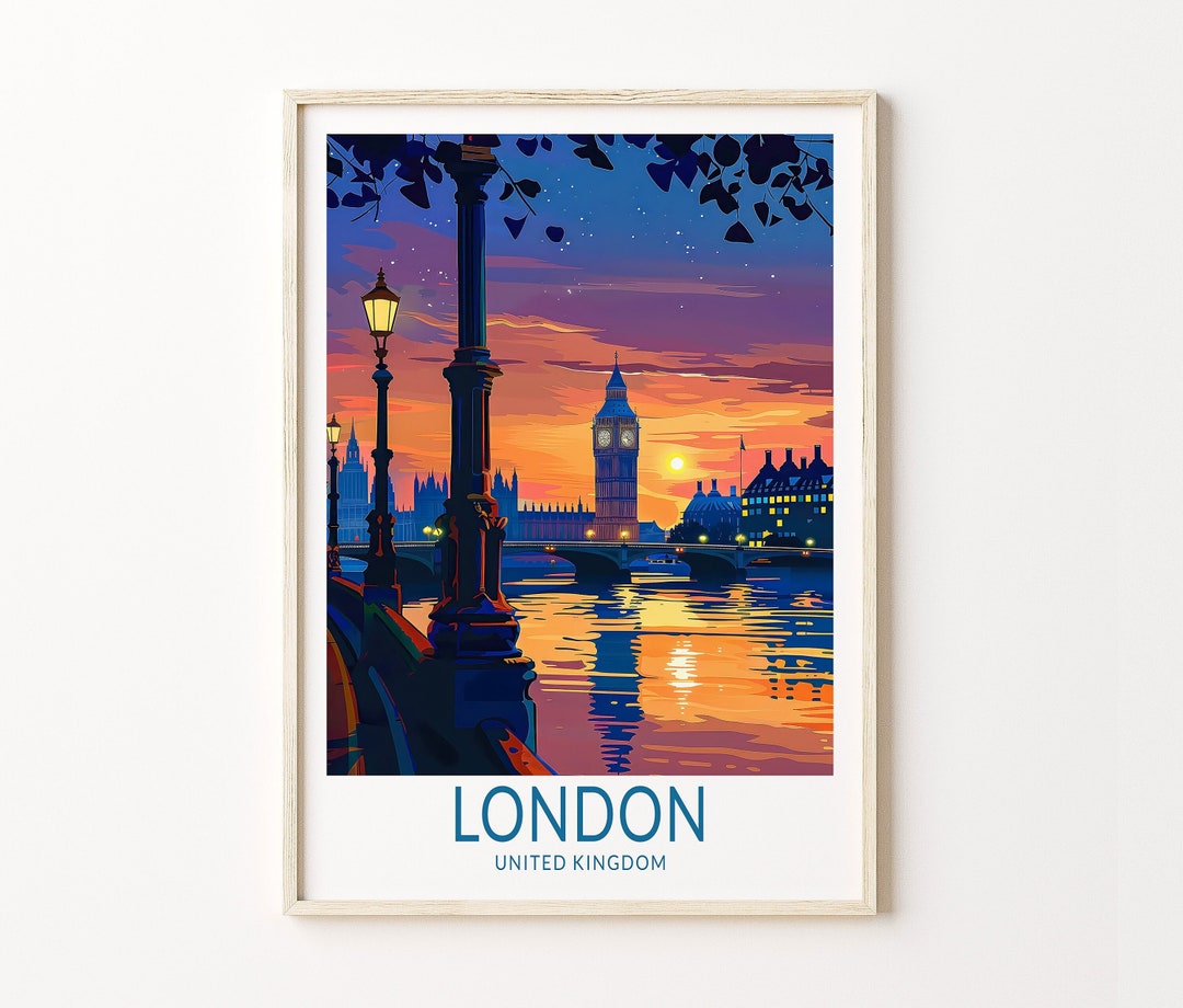 London England Travel Print, London Poster Print, London Wall Art ...