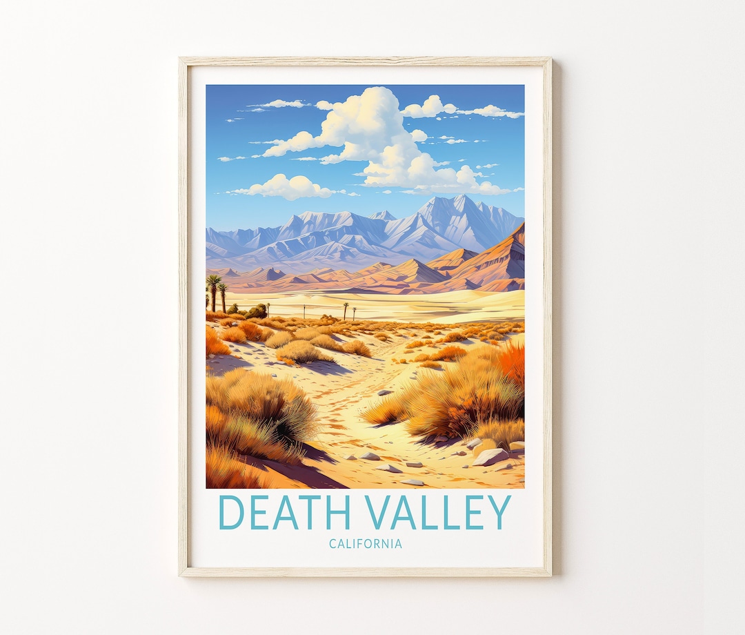 Death Valley National Park Print Wall Art, Death Valley Poster, Death ...