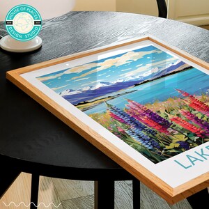Lake Tekapo New Zealand Print Wall Art, Lake Tekapo Poster, Lake Tekapo ...