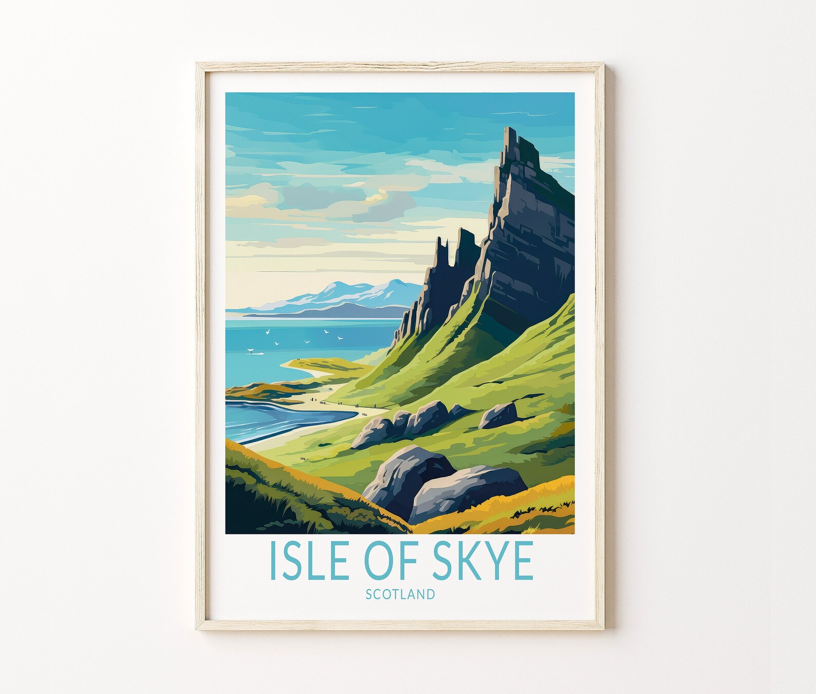 Isle of Skye Travel Print, Isle of Skye Scotland Poster Print, Isle of ...