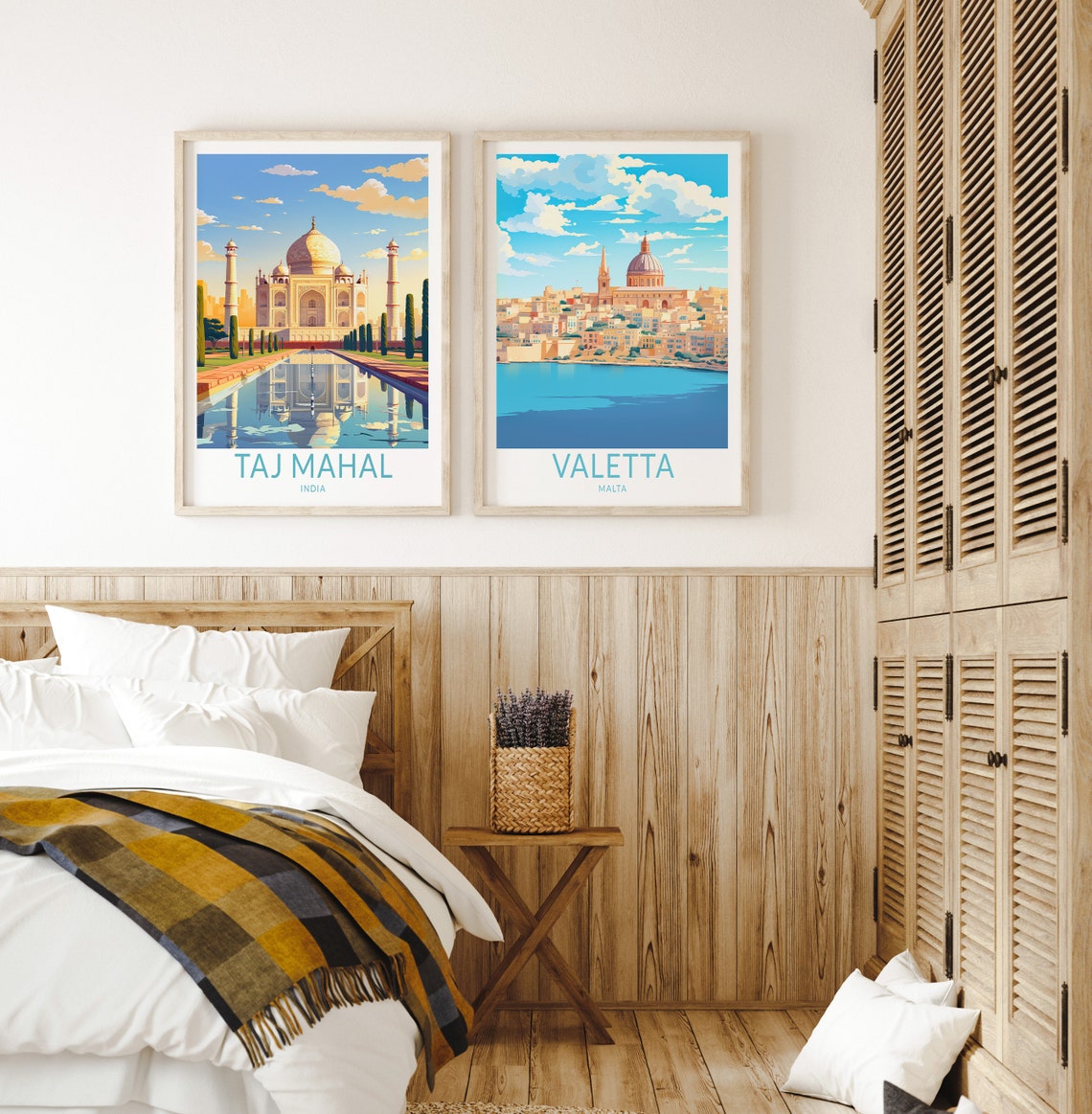 Valletta Malta Travel Print, Valletta Malta Travel Poster Gifts ...