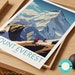 Mount Everest Travel Poster, Everest Mountain Travel Wall Poster Print ...