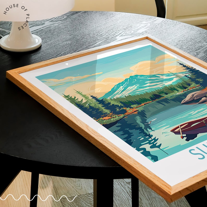 Sunriver Oregon Poster, Oregon Wall Art, Sunriver Travel Print, Oregon ...