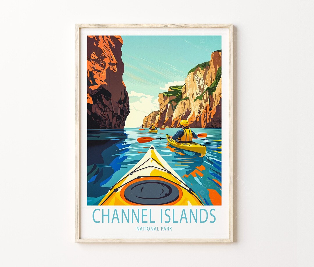 Channel Islands National Park Poster, California Island Art Print ...
