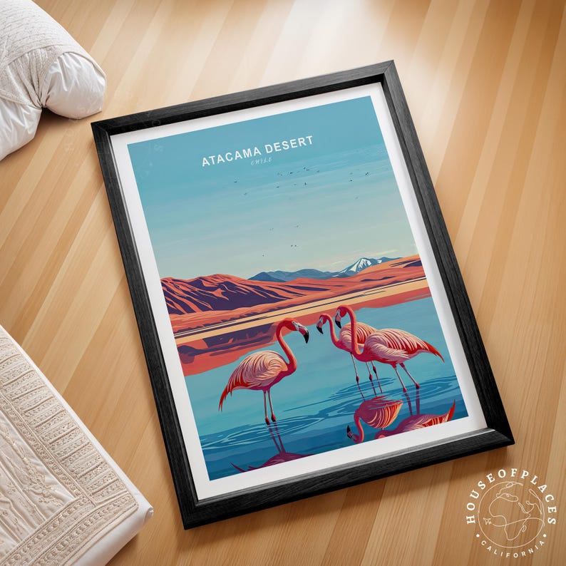 South America Atacama Desert Wall Art, Chile Desert Print, Atacama ...