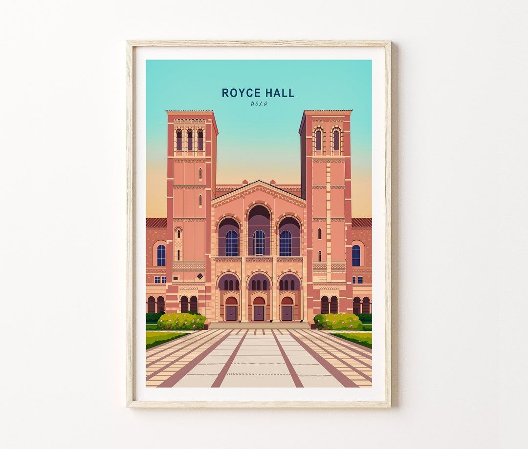 Royce Hall, University of California Campus, College Home Decor, Royce ...
