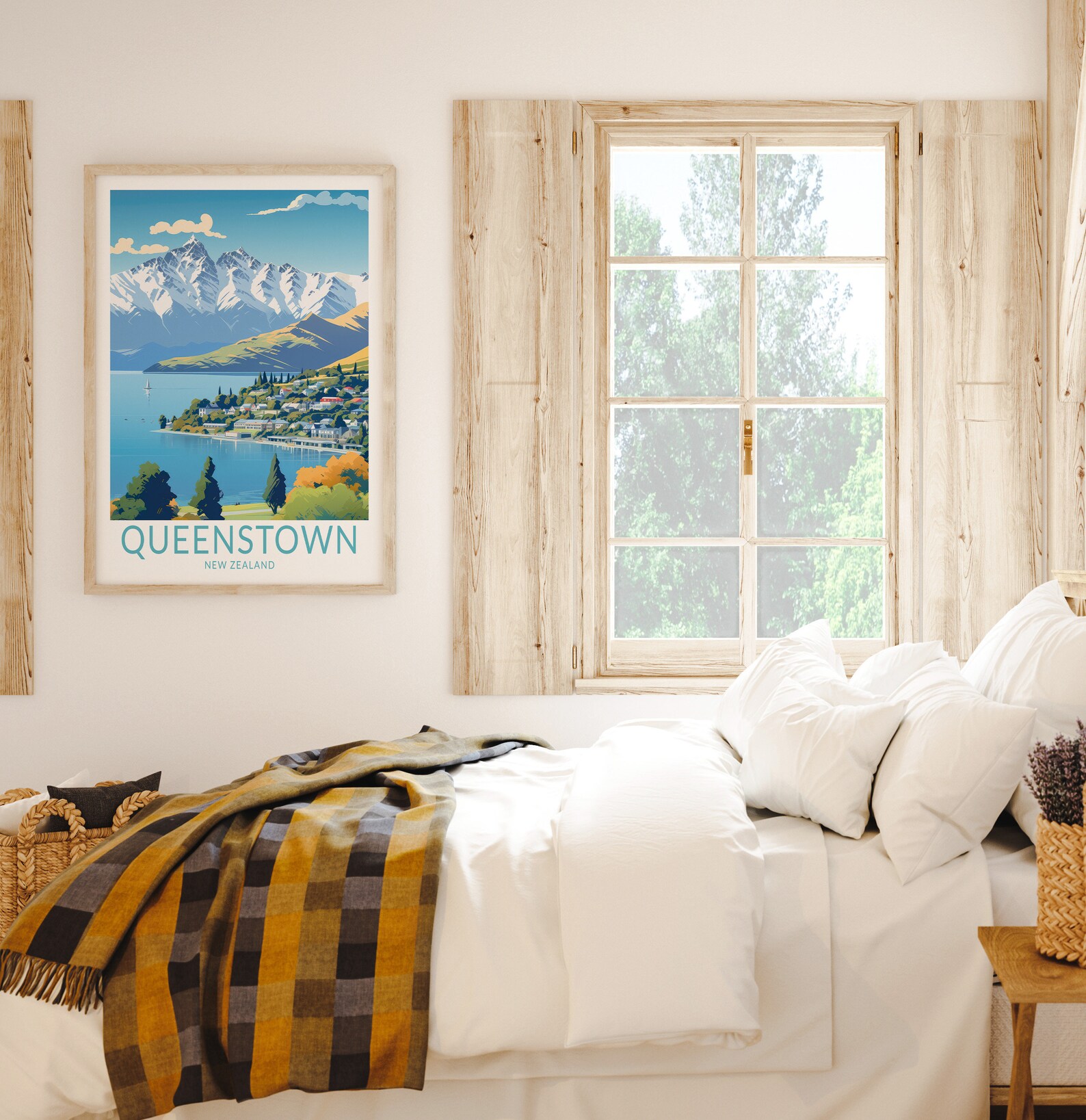 Queenstown New Zealand Print Wall Art, Queenstown Poster, Queenstown ...