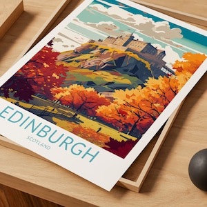 Edinburg Scotland Travel Print, Edinburgh Poster Print, Edinburgh ...