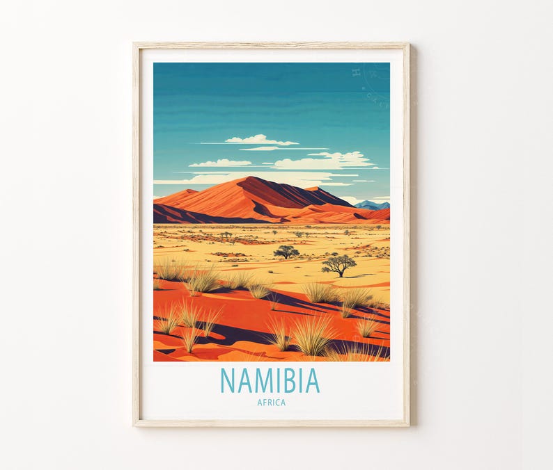 Namibia Travel Wall Art, Namibia Africa Travel Print, Africa Travel ...