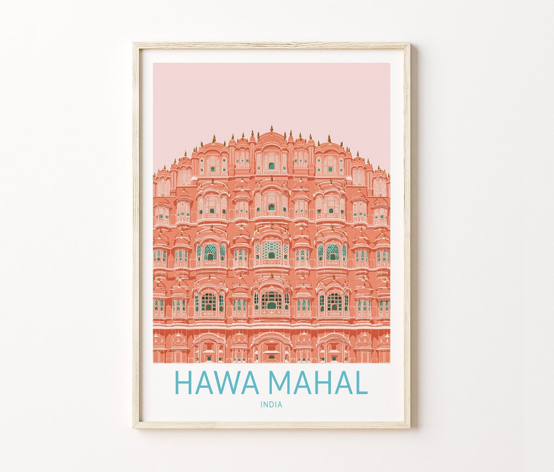 Hawa Mahal India Travel Print, Hawa Mahal Poster Print, Hawa Mahal ...