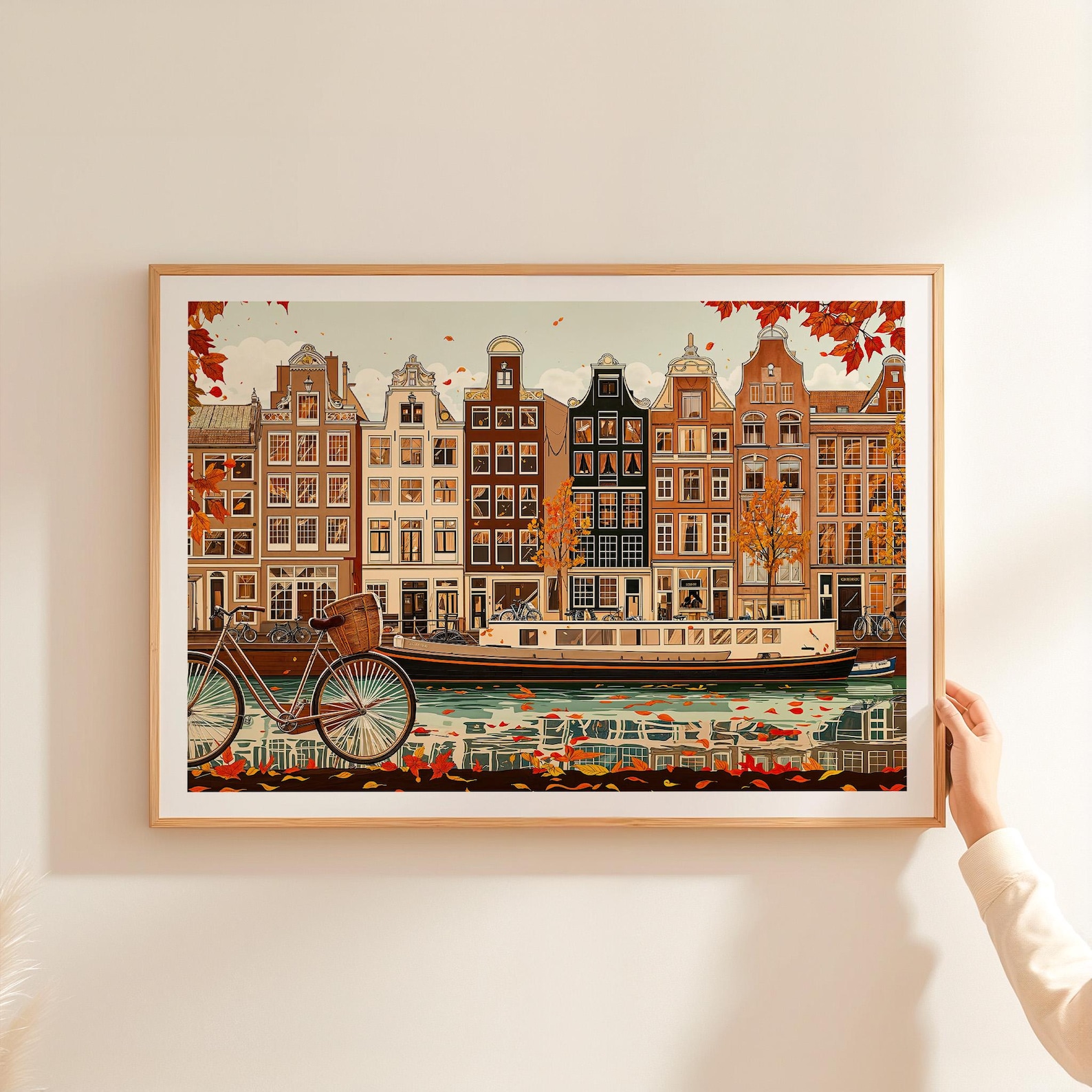 Amsterdam Netherlands Poster, Netherlands Travel Wall Art, Netherlands ...