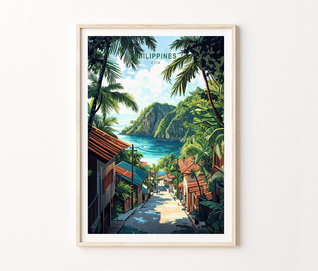 Philippines Asia Poster, Philippines Asia Travel City Wall Art ...