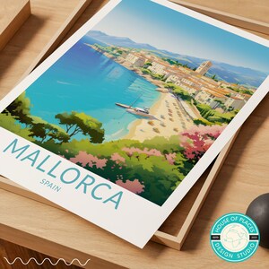 Mallorca Spain Travel Print, Mallorca Spain Travel Poster Print, Spain ...