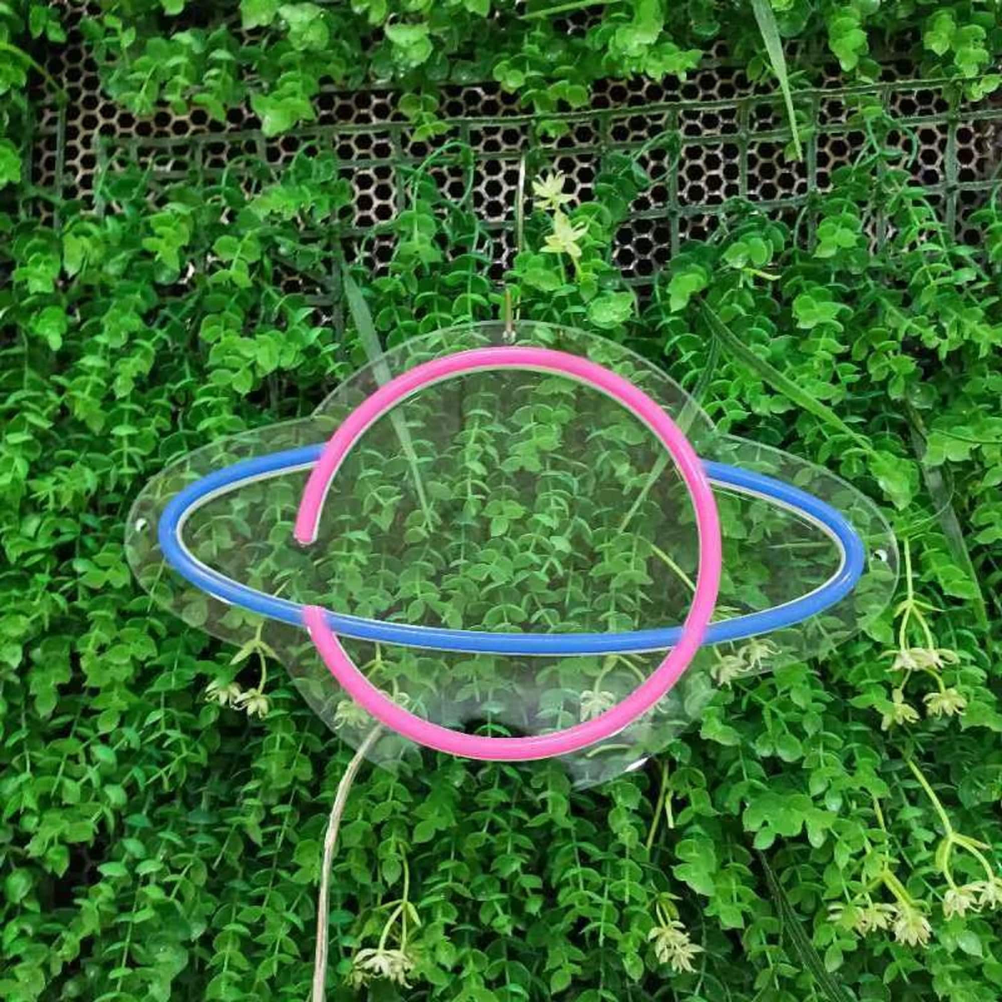 Custom Handmade Planet Neon Sign Saturn Neon Sign, Wall Decor, Wall ...