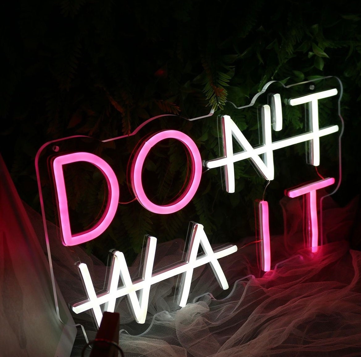 Don't Wait Neon Sign,do It Neon ,gym Decor,fitness Neon Sign,sport Club ...