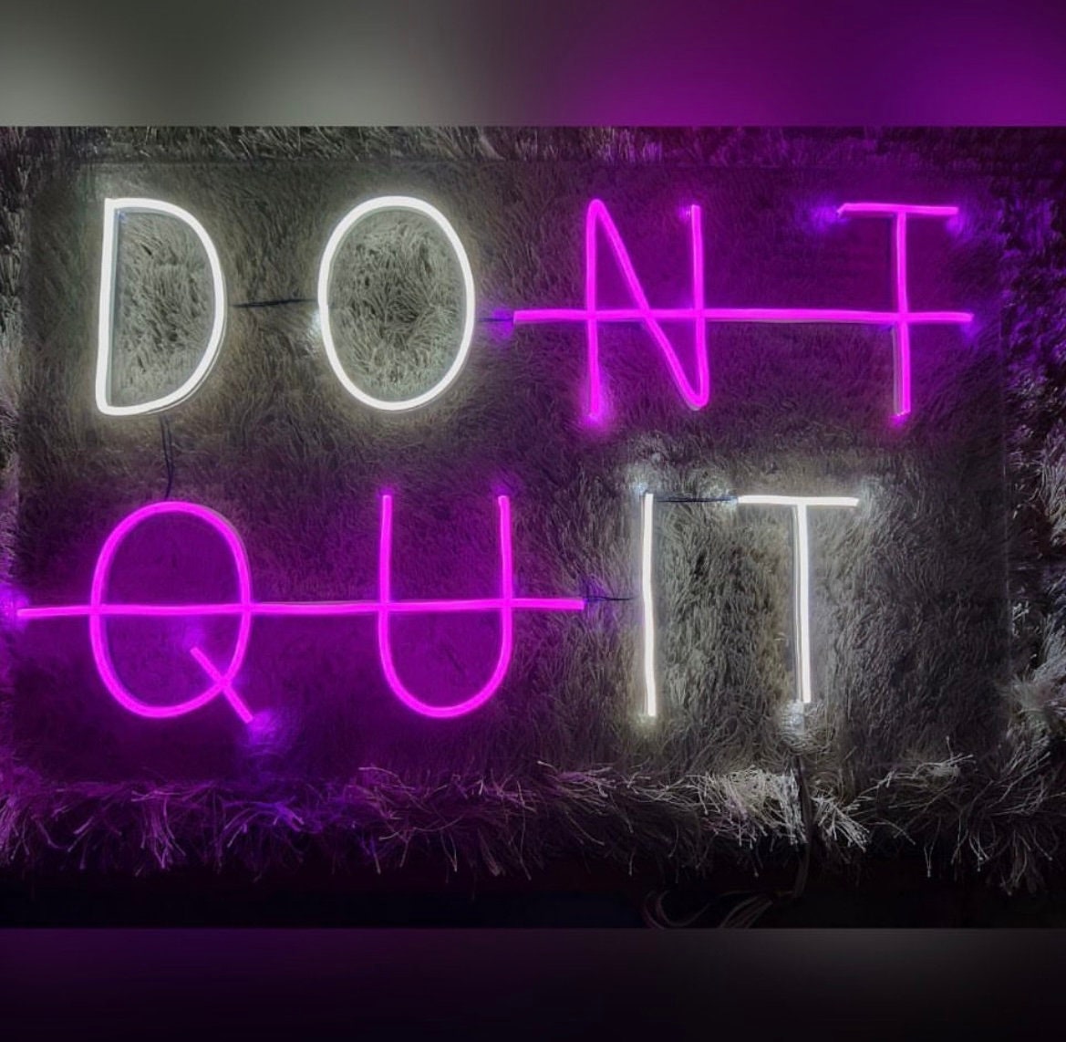 Don't Quit Neon Sign,do It Neon ,gym Neon Sign,fitness Neon Sign,sport ...