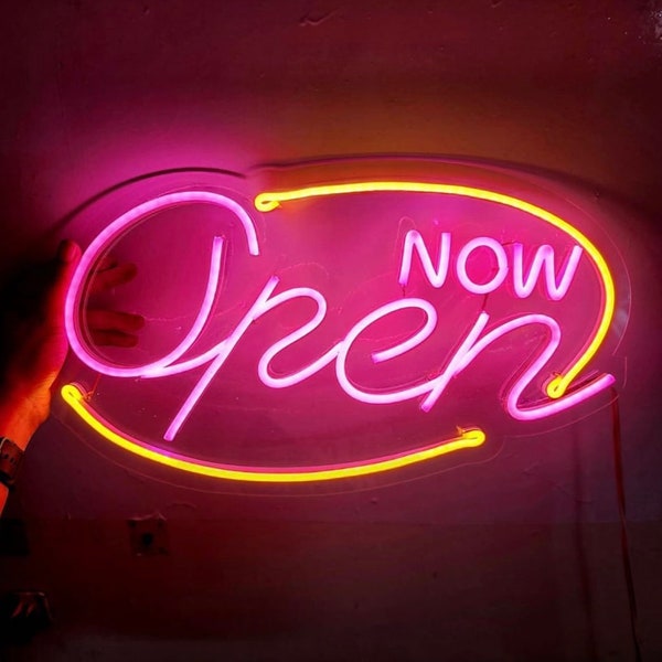 Now Open Neon Sign - Etsy