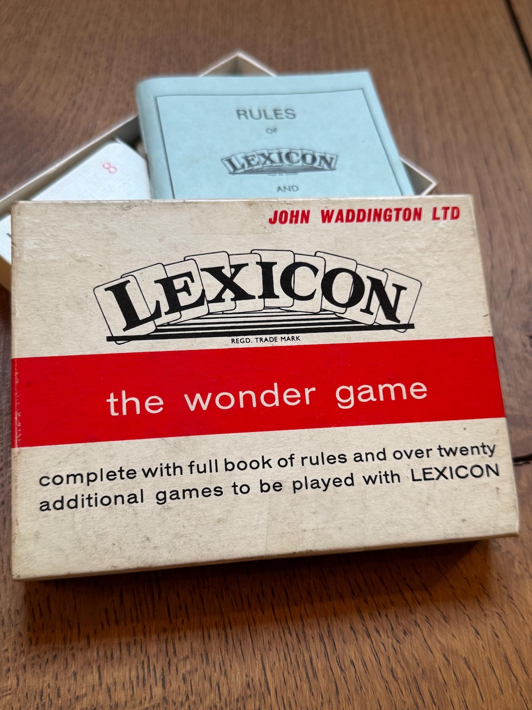 Vintage Lexicon Card Game - Etsy