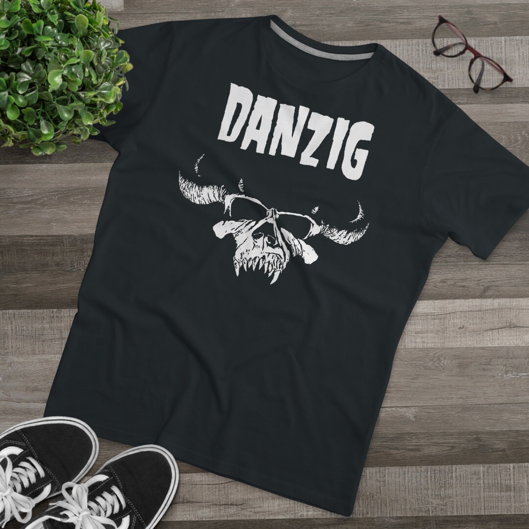 Portada del álbum Danzig Logo V2 Camiseta moderna para hombre - Etsy México