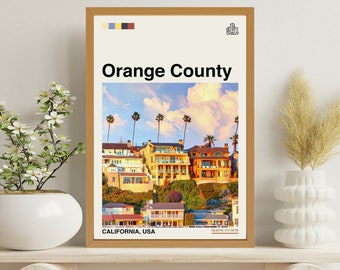 Orange County Travel POSTER up to Full-size 24 X - Etsy