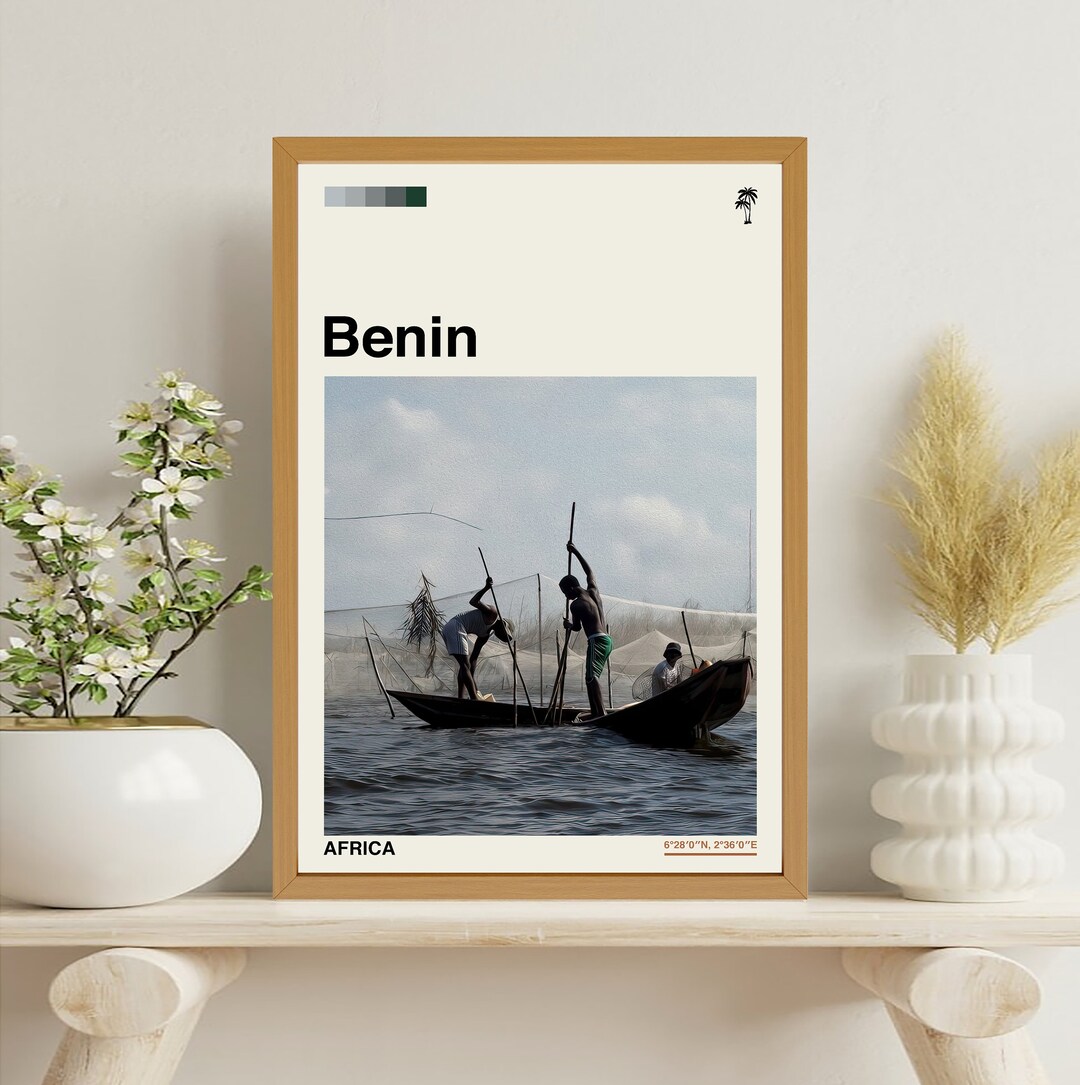 Benin Poster Benin Art Benin Print Africa Print Art Africa - Etsy